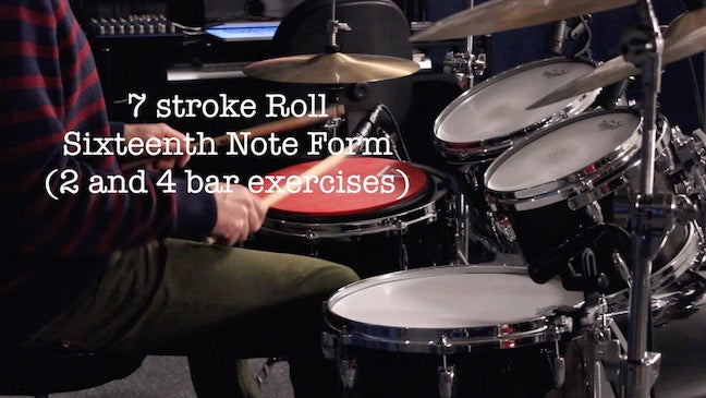 7 Stroke Roll - Sixteenth Note Form Exercises - Intermediate – Drum Highway